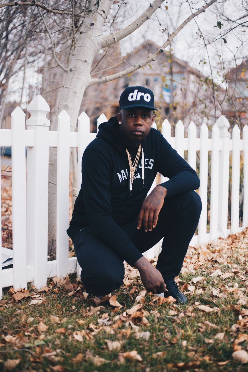 DRO Black Snapback White Logo -BB43AF - Karmaloop