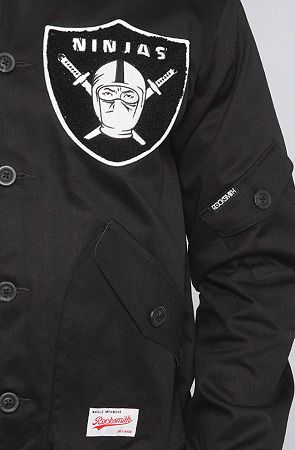 ROCKSMITH The Heritage Ninjas Jacket in Black 21RS0303-BLK - PLNDR