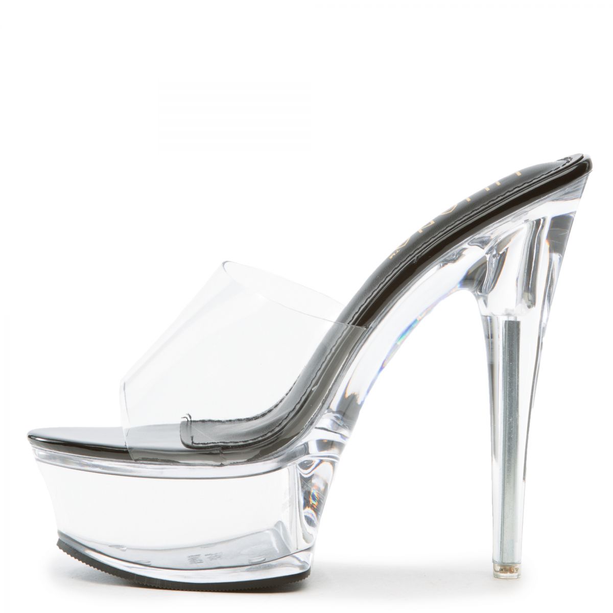 LILIANAS SHOES Mafia-4 Clear Platform High Heels MAFIA-4-BLK - Karmaloop