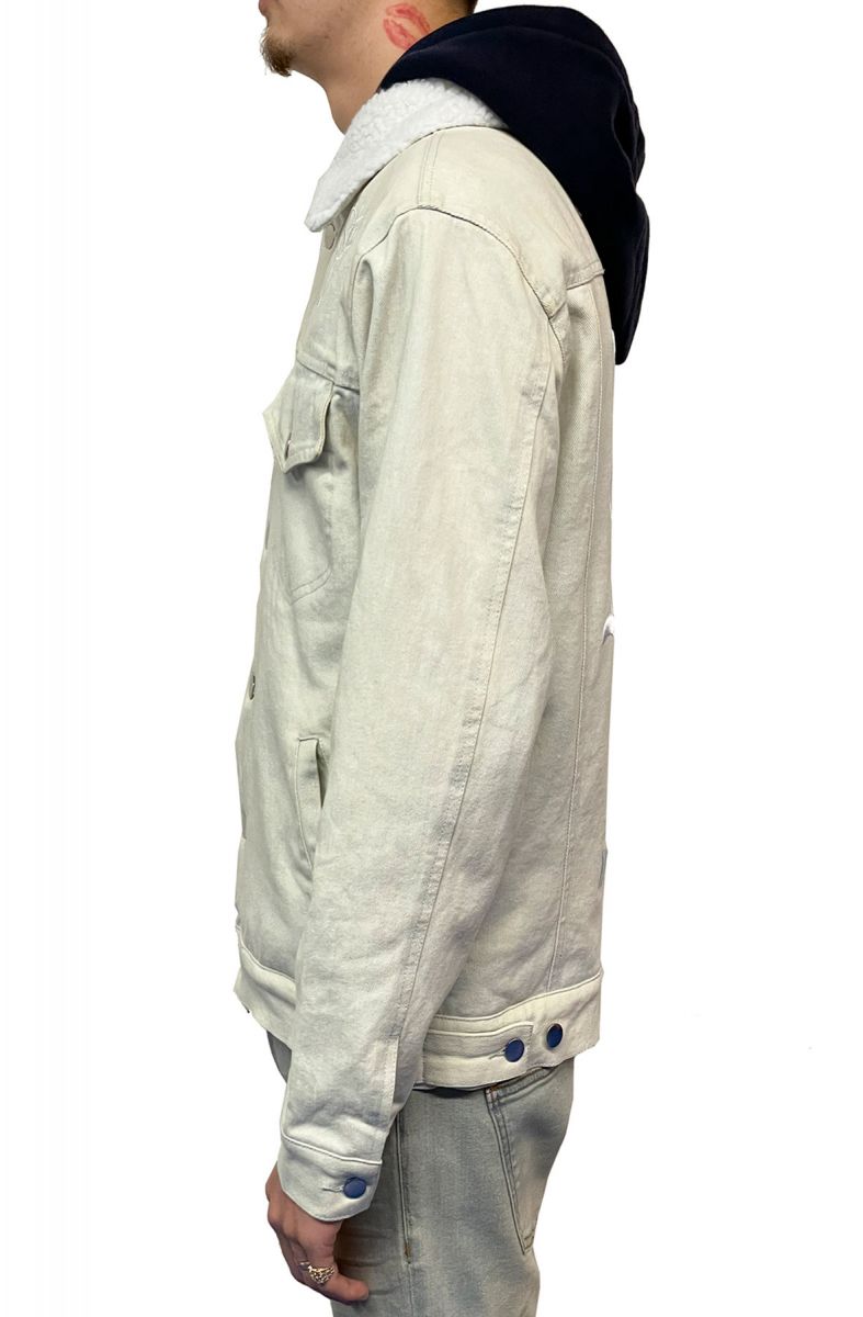 STAY WINNING Distressed Light Denim Jean Jacket SW-0318 - Karmaloop