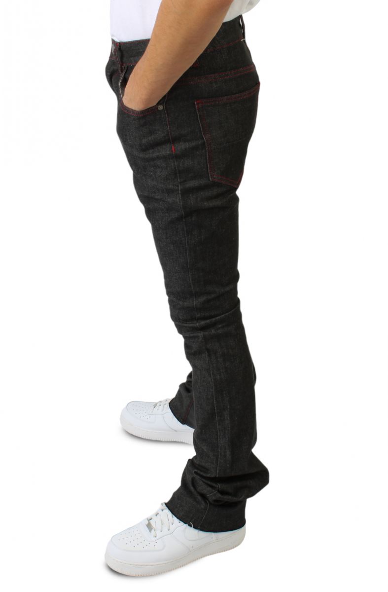 QUALIFIED DENIM Raw Stack Jean QDL-230012SK - Karmaloop