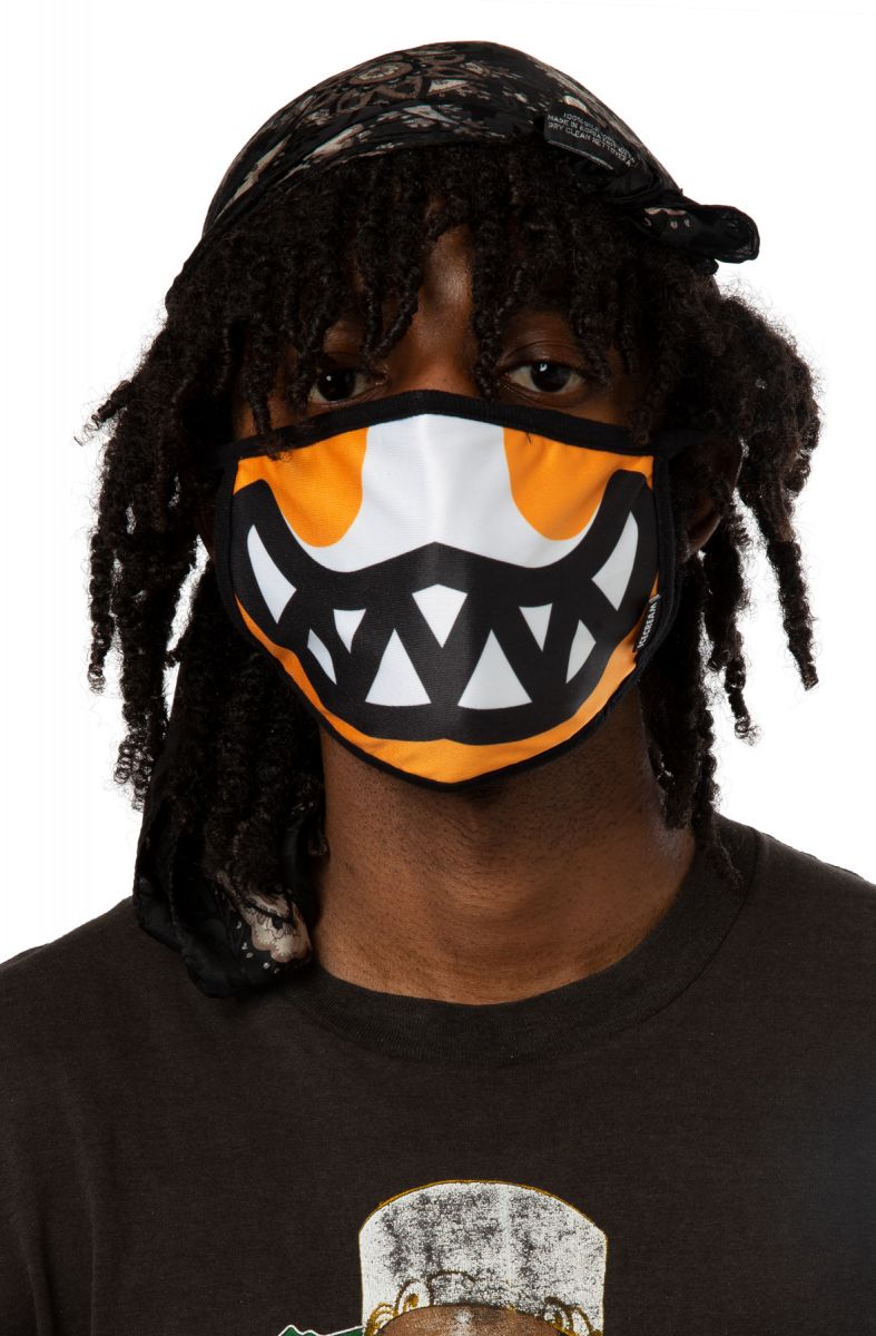 ICE CREAM Grim Face Mask in Radiant Yellow 401-0800YLW - Karmaloop