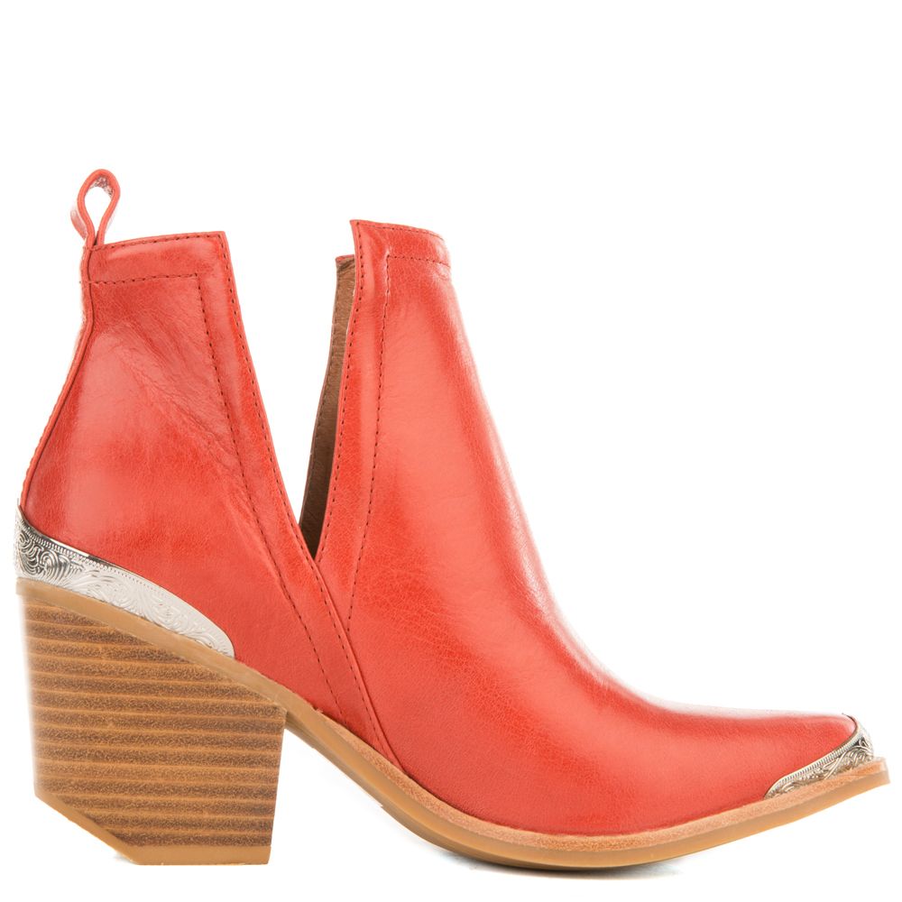 JEFFREY CAMPBELL Jeffrey Campbell for Women: Cromwell Red Leather ...