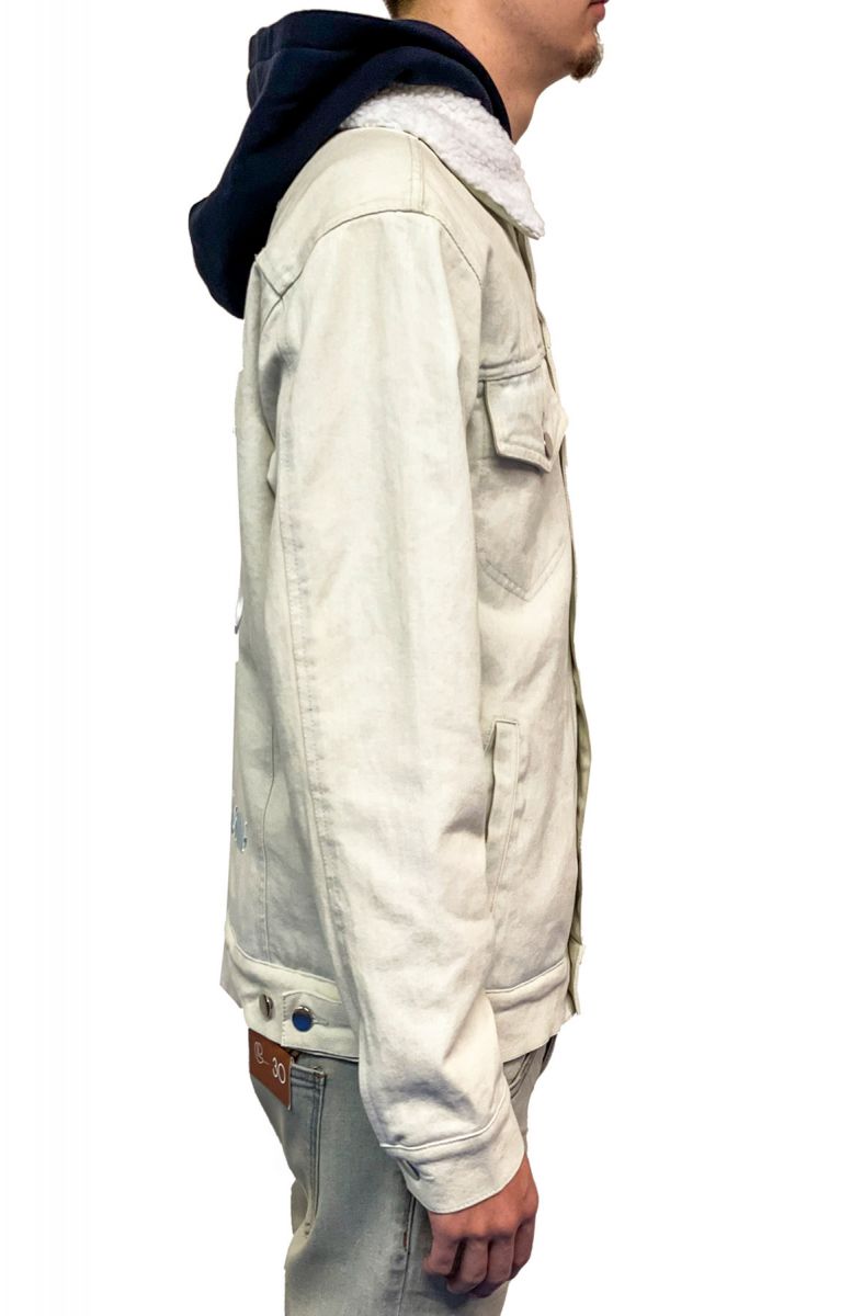 STAY WINNING Distressed Light Denim Jean Jacket SW-0318 - Karmaloop