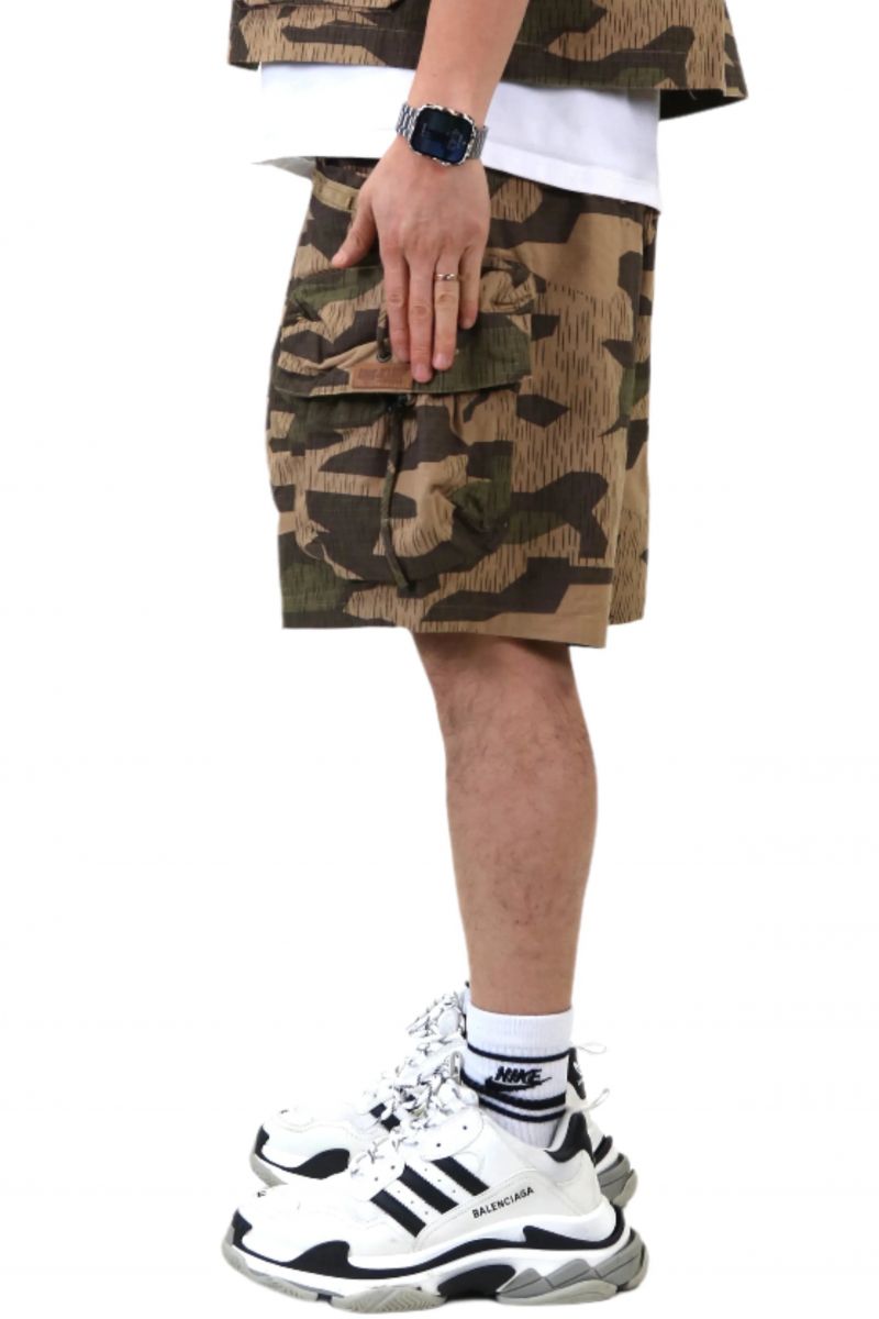 KLEEP KILO Fine Ripstop Twill Wide bottom opening short pants. KSP-2100 ...