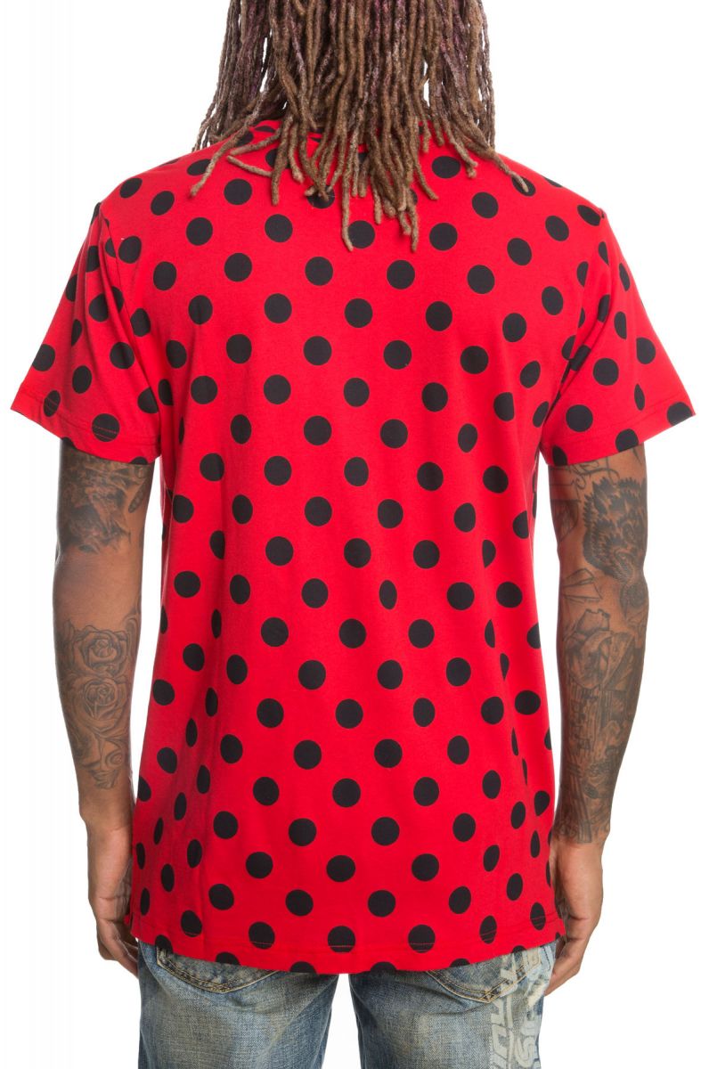 BILLIONAIRE BOYS CLUB Spot Tee In Red 881-8311-RED - Karmaloop