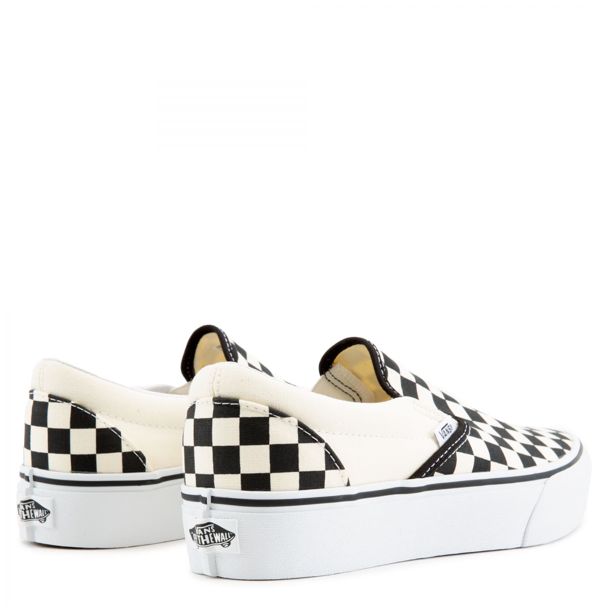 VANS Checkerboard Classic Slip-On Platform VN00018EBWW - PLNDR