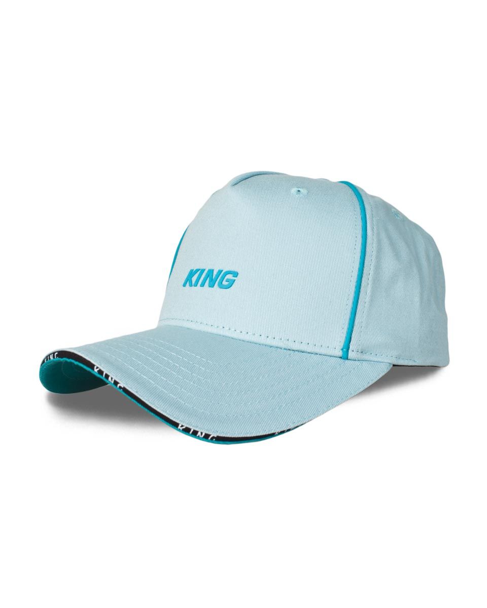 KING APPAREL Stepney Curved Peak Cap - Sky Blue SS22-STCSK-OS - Karmaloop