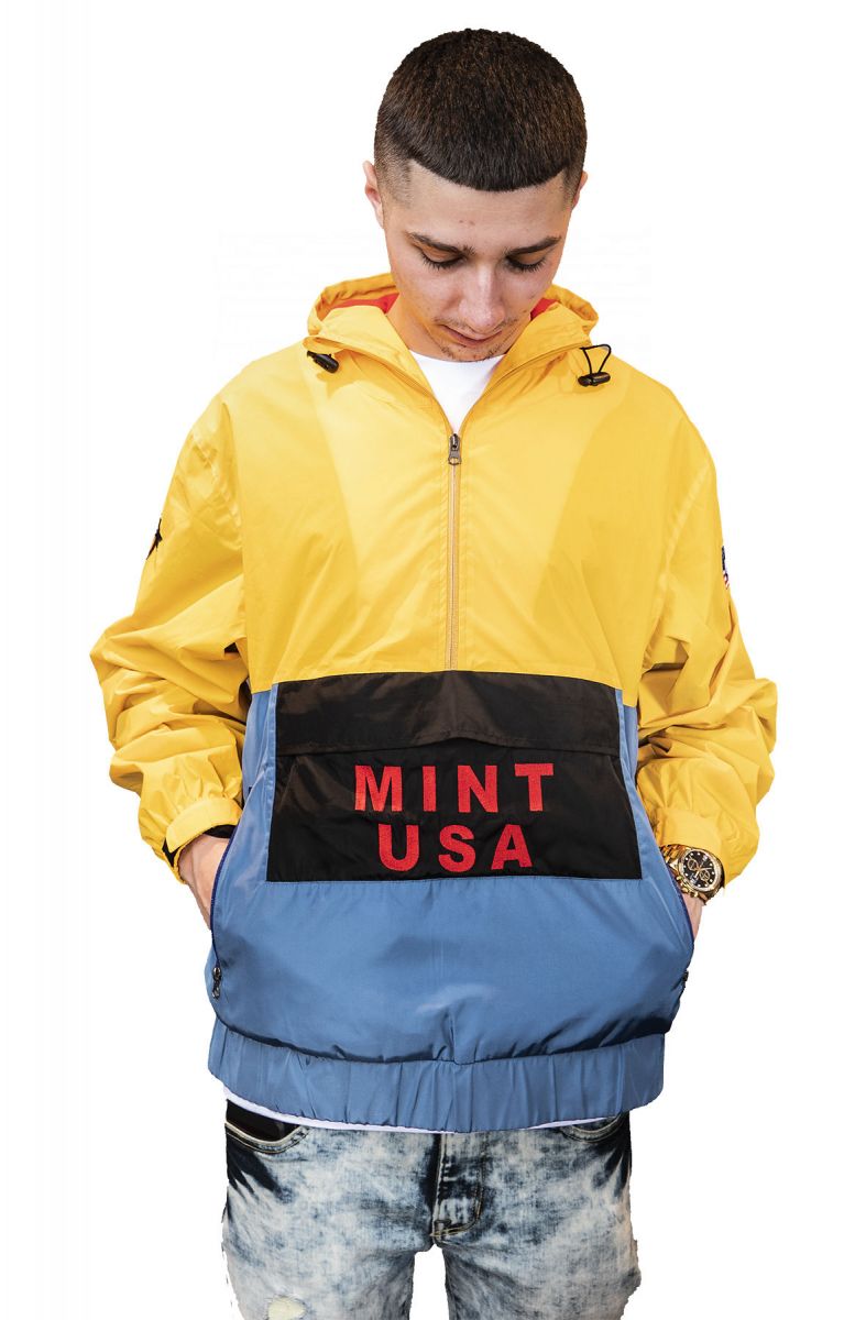 MINT Mint Windbreaker Anorak Snow Jacket MWBASB-YL - Karmaloop