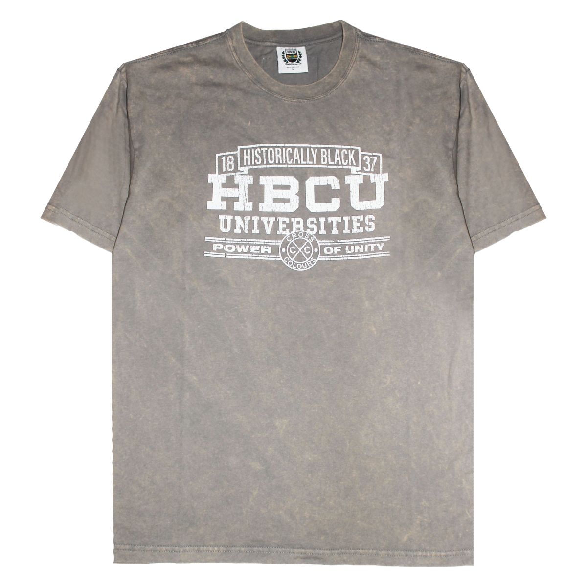 CROSS COLOURS HBCU Power In Unity T-Shirt- Mineral Grey H10017PIU-GRY ...