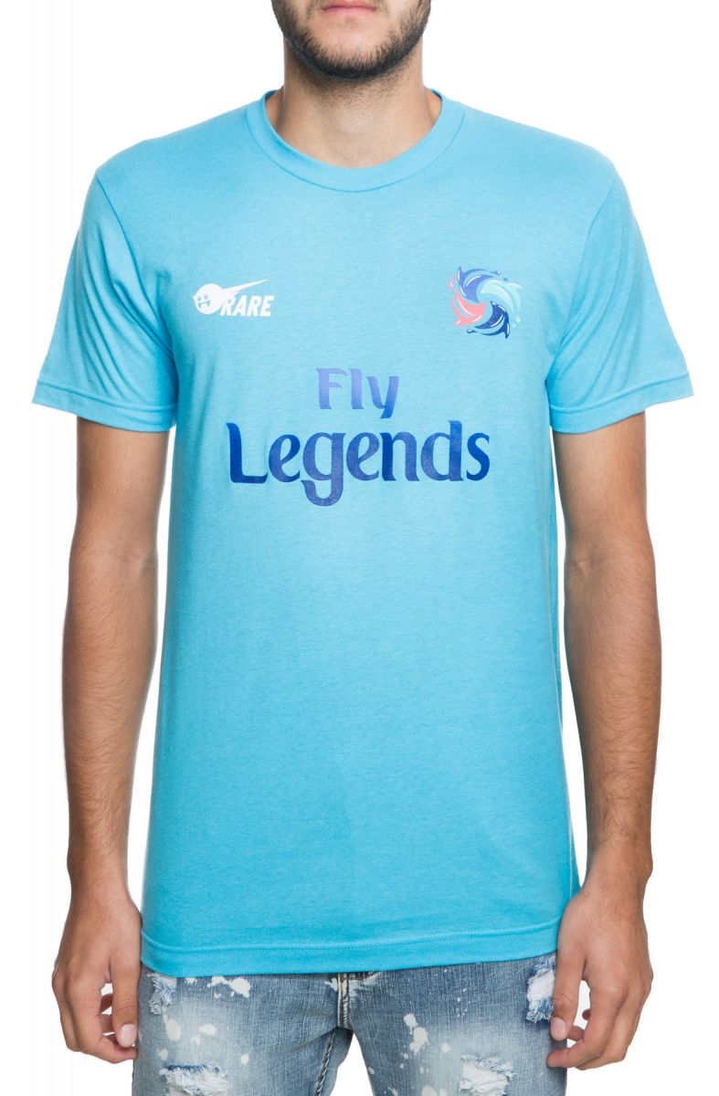 PINK DOLPHIN The Fly Legends 18 Tee in Aqua OH11811FLAQ - Karmaloop