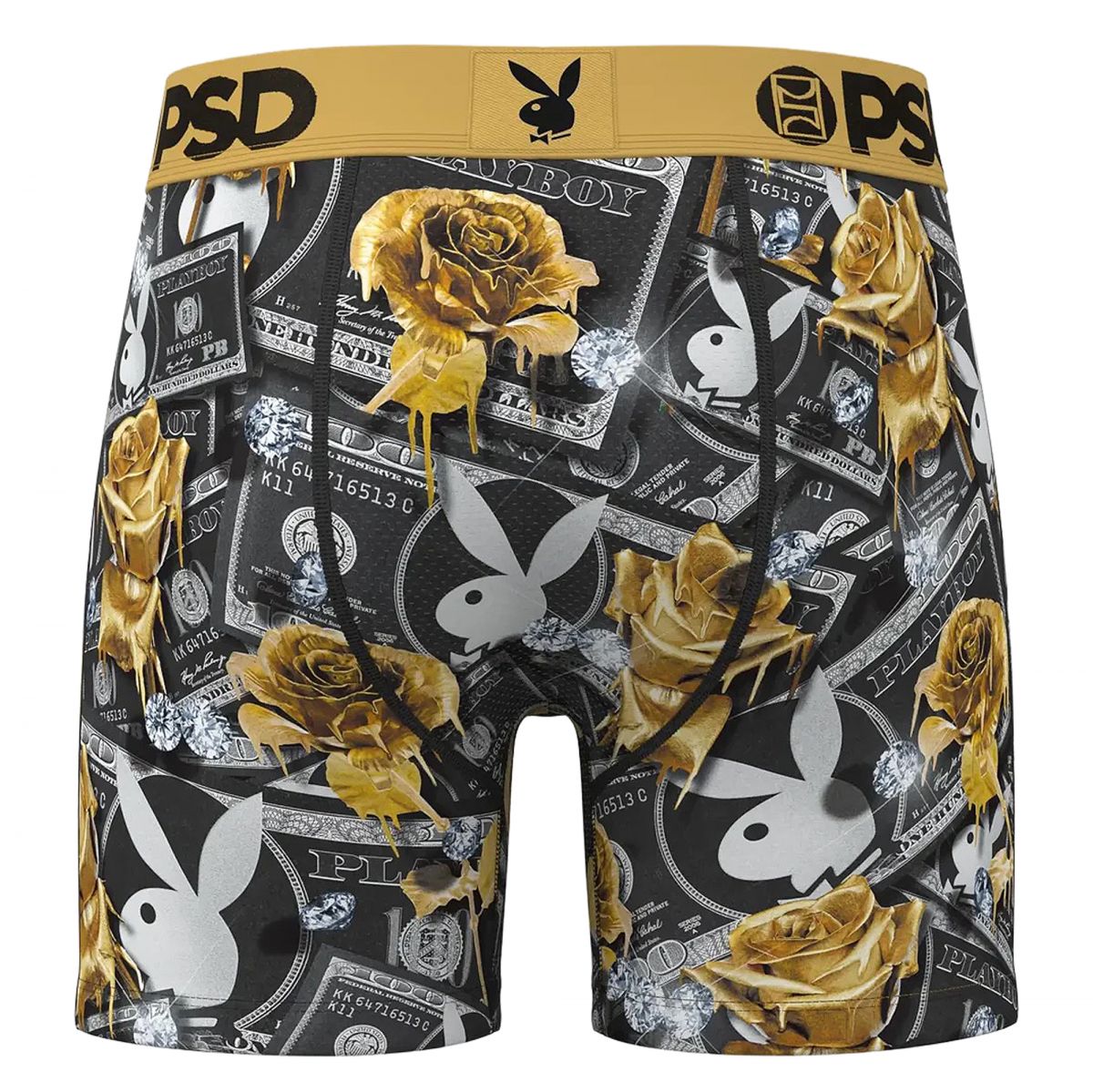 PSD UNDERWEAR Playboy 100 Roses Boxer Brief 325180143 - Karmaloop