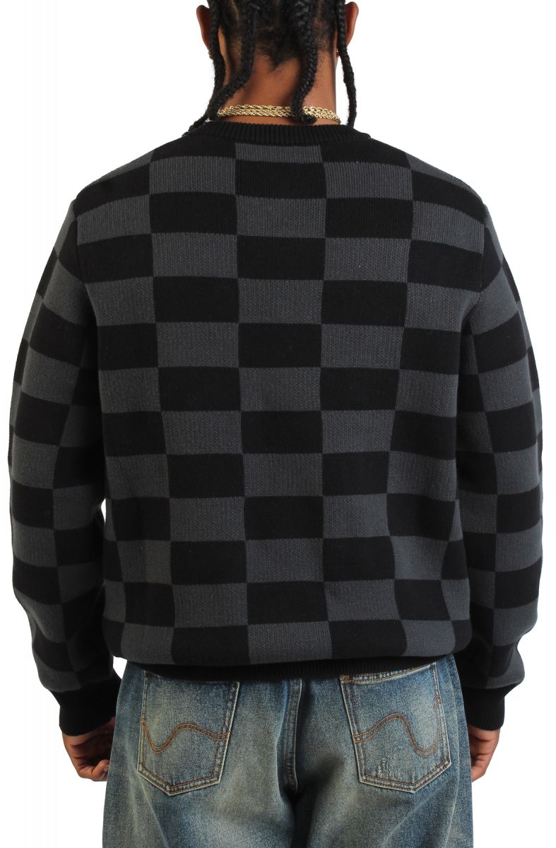 ICE CREAM Checker Sweater 451-7500BLK - Karmaloop