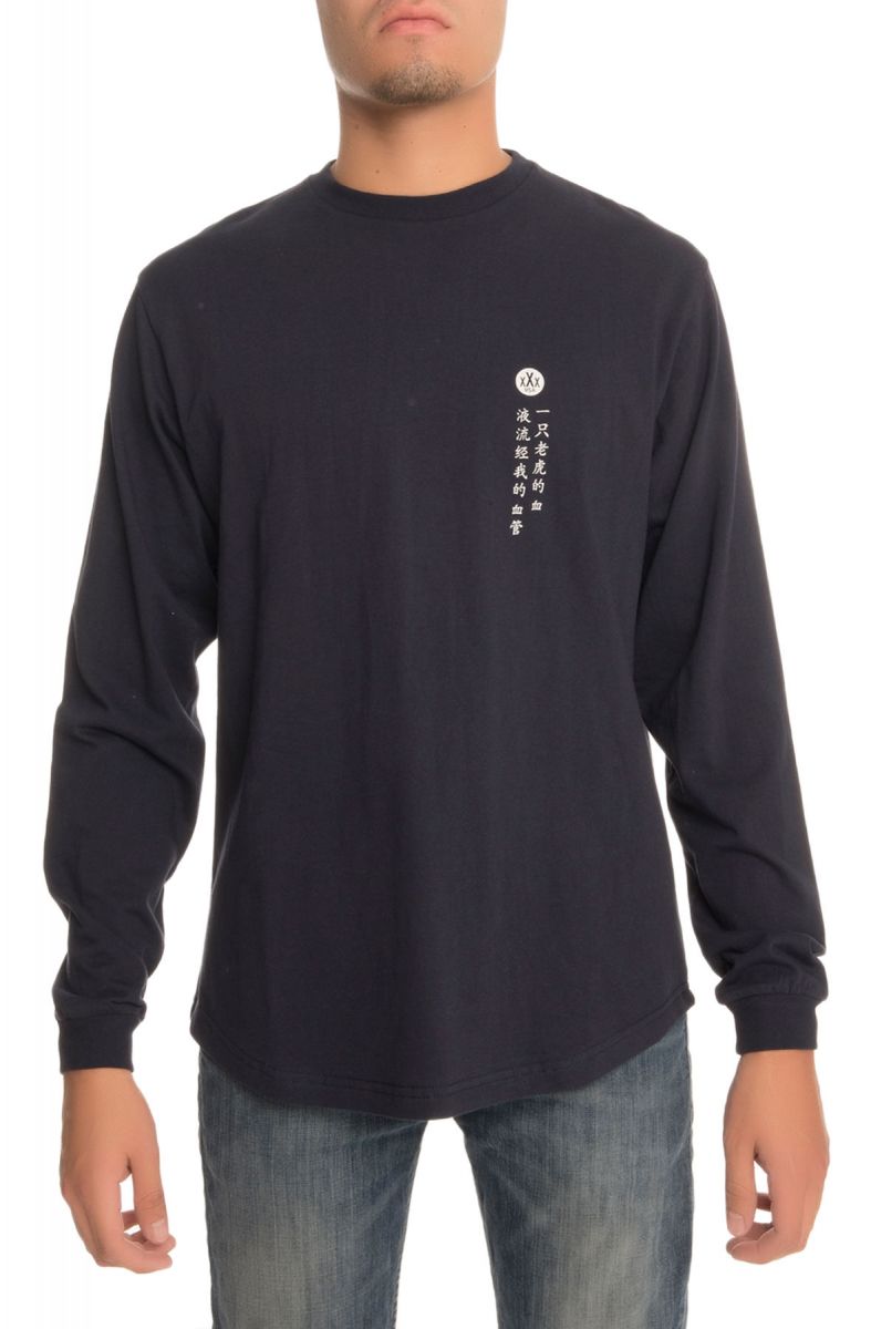 10 DEEP The Blood Chit Tee in Navy 63TD4013-NVY - Karmaloop