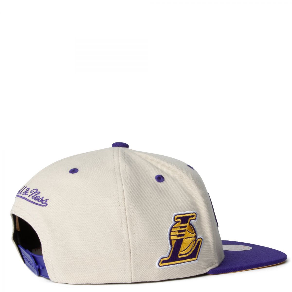 MITCHELL & NESS Lakers Two Toned Snapback 6HSSLD21078-LALOFWH - Karmaloop