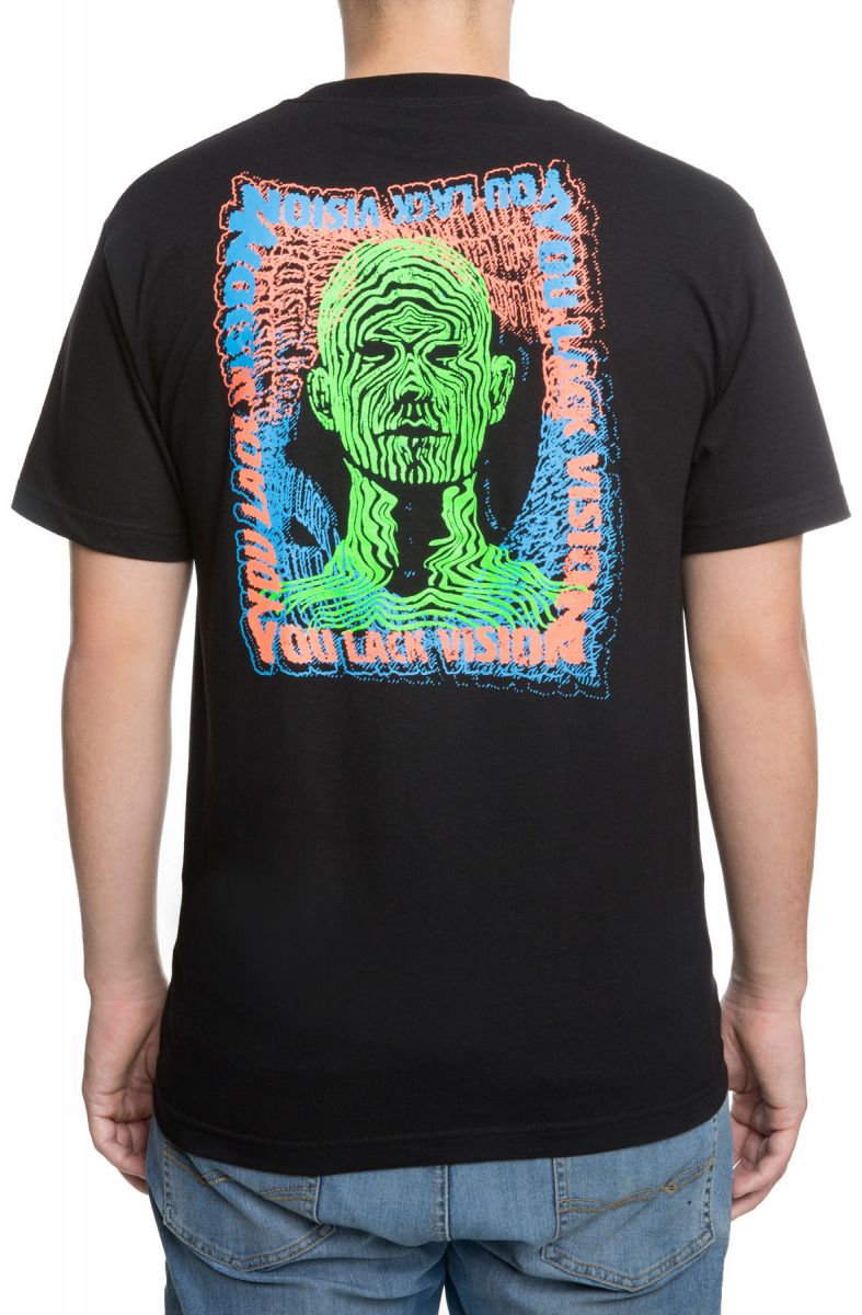 PRIMITIVE The Vision Tee in Black PAPFA1804-BLK - Karmaloop