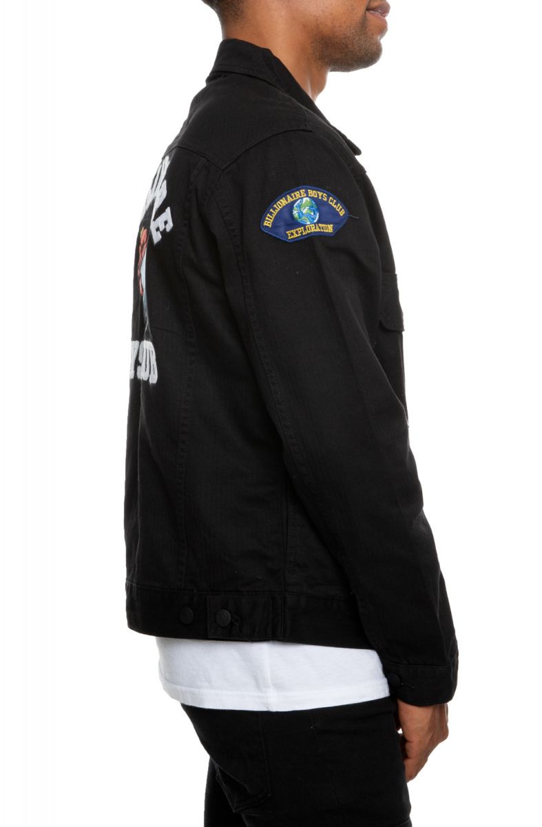 BILLIONAIRE BOYS CLUB Explorer Jacket in Black 891-7400-BLACK - Karmaloop