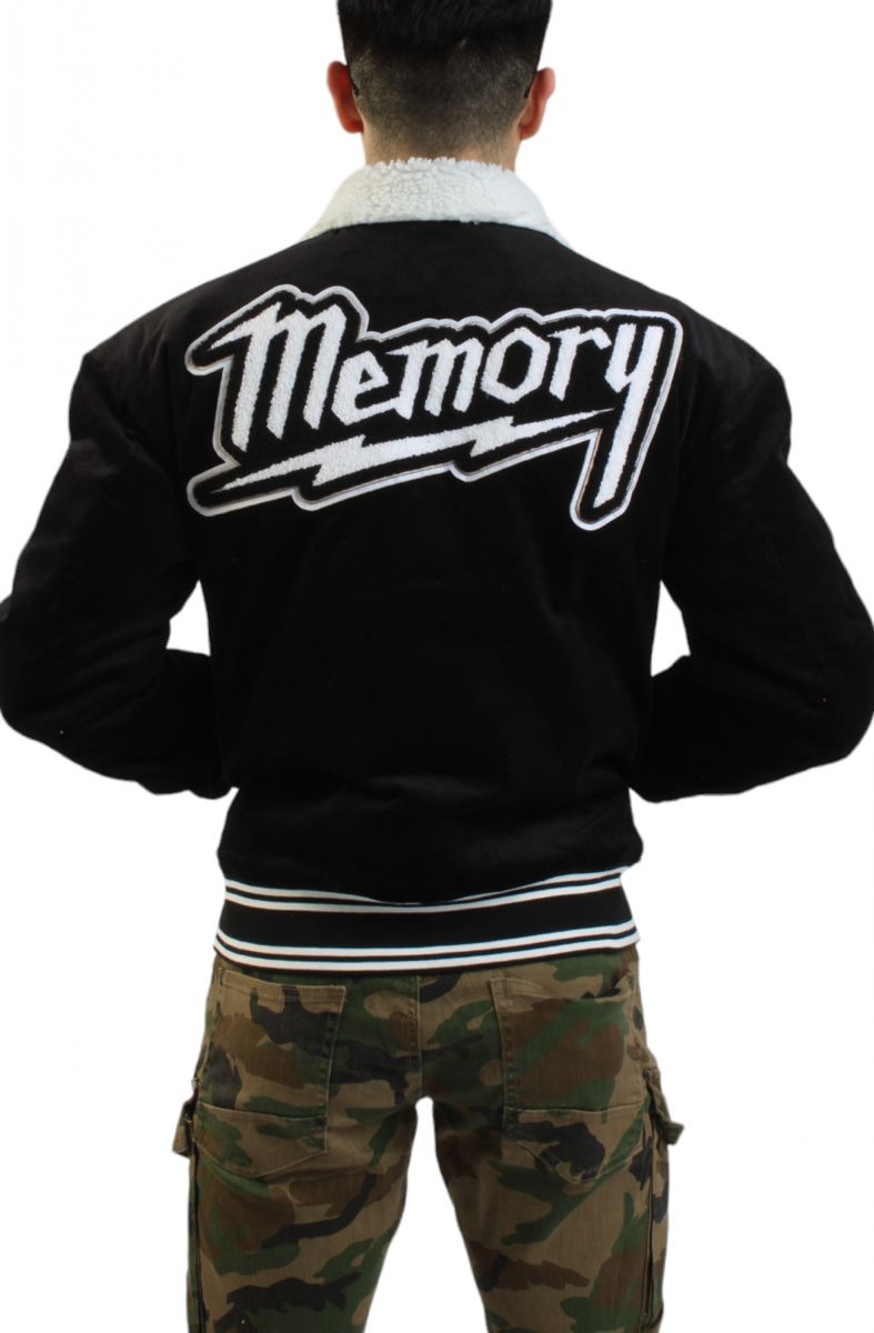 MEMORY LANE Varsity Jacket ML-HO23-307BLK - Karmaloop
