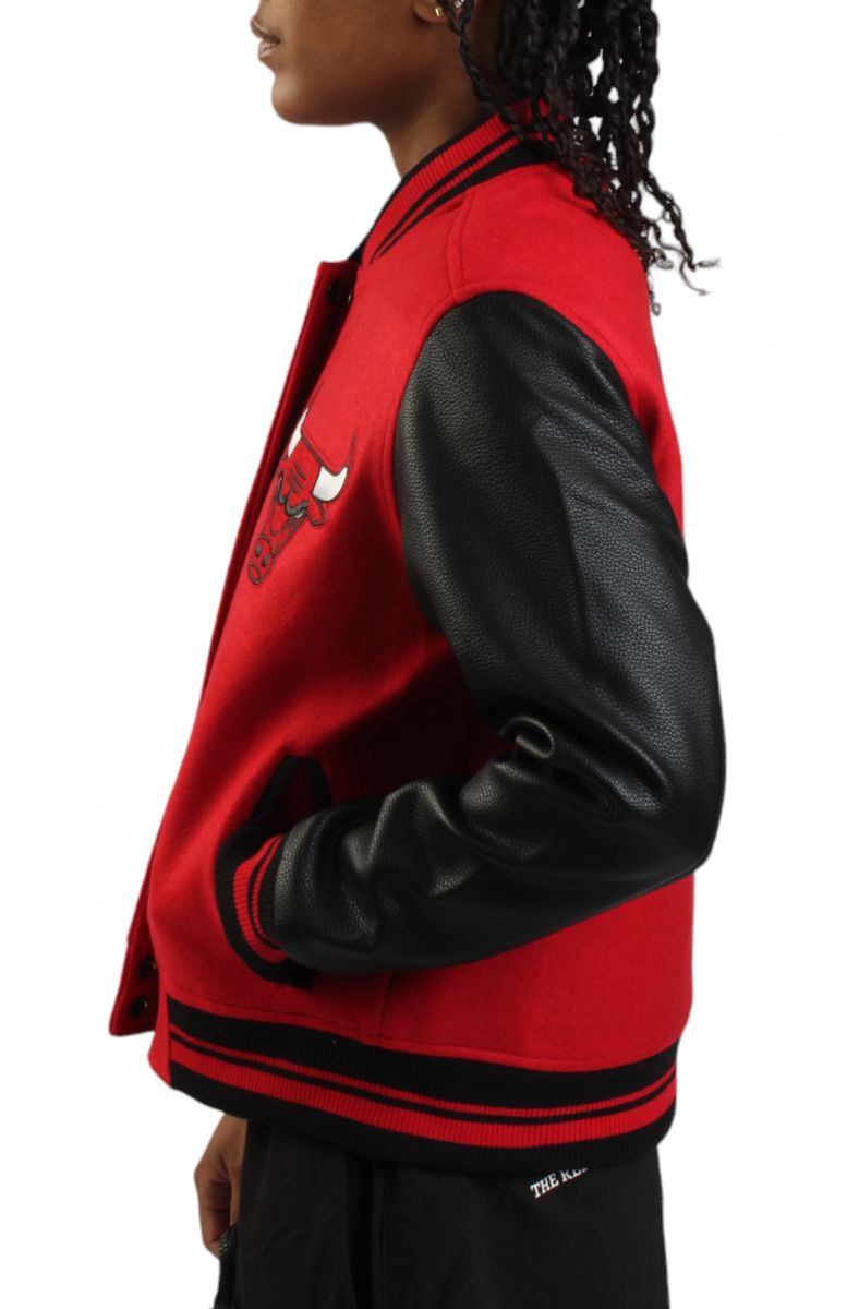 PRO STANDARD Bulls Script Varsity Jacket BCBH515367-RBK - Karmaloop