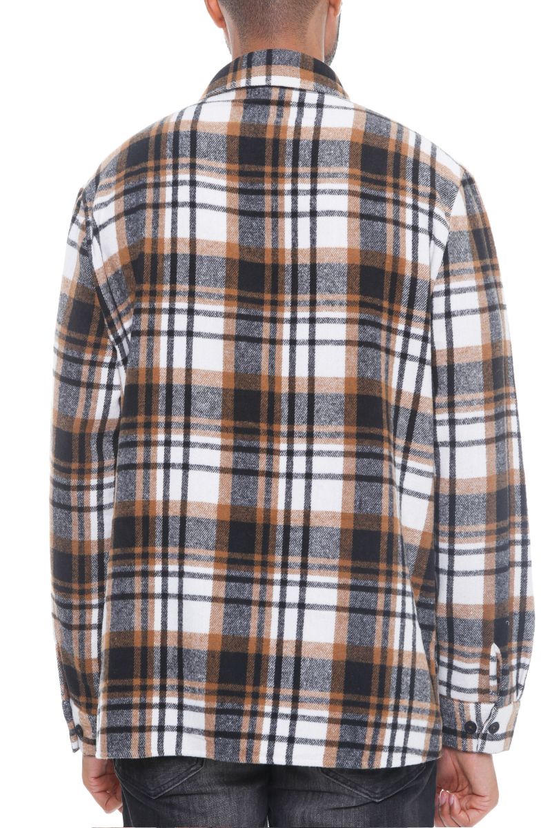 WEIV Rhide Soft Flannel Shacket FL506-KHAKI - Karmaloop