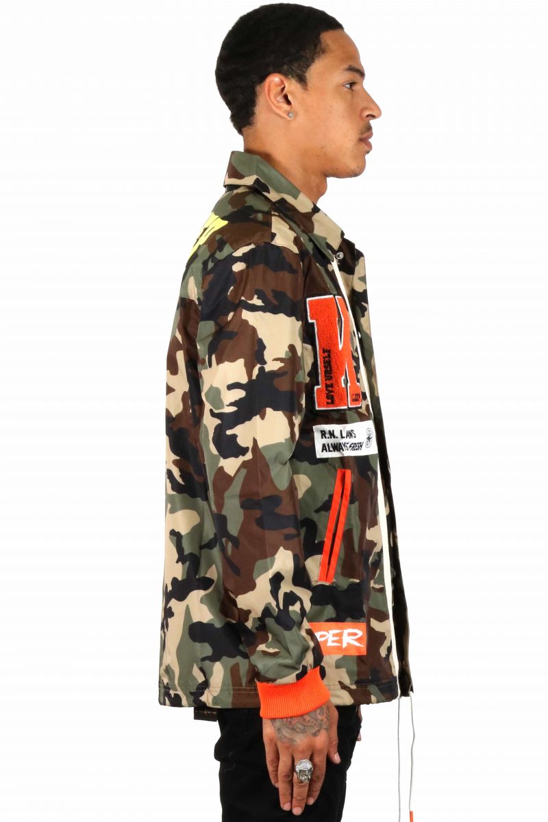 KLEEP GRANNY Men's premium nylon coach jacet KJ-7700-3 - Karmaloop