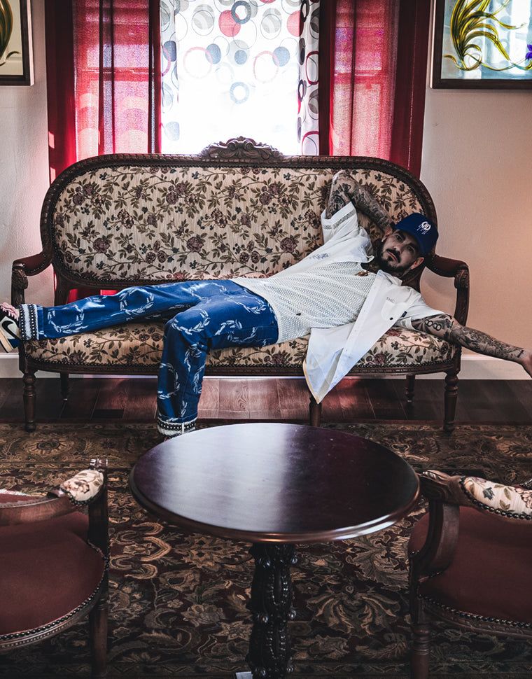 THE HIDEOUT CLOTHING Lavender Mesh Ganzie String Vest HDTCLTHNG-571184 ...