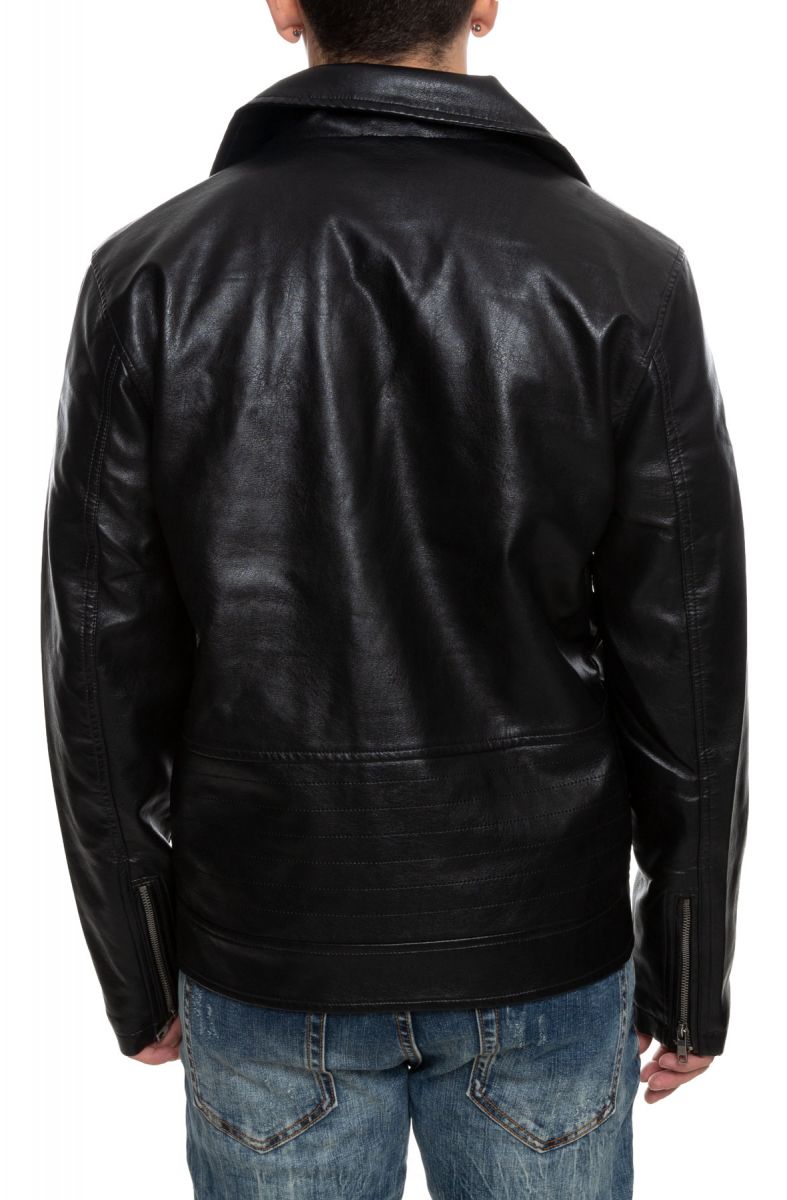 MAISON NOIR Jacob Moto Jacket in Black H0-16 - Karmaloop