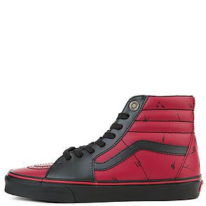 VANS The x Marvel Deadpool Sk8-Hi in Multi and Black VN0A38GEUBJ ...