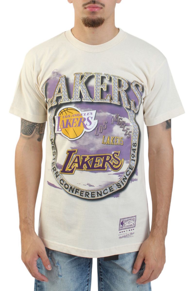 MITCHELL & NESS Crown Jewels HWC Los Angeles Lakers T-shirt SS8186 ...