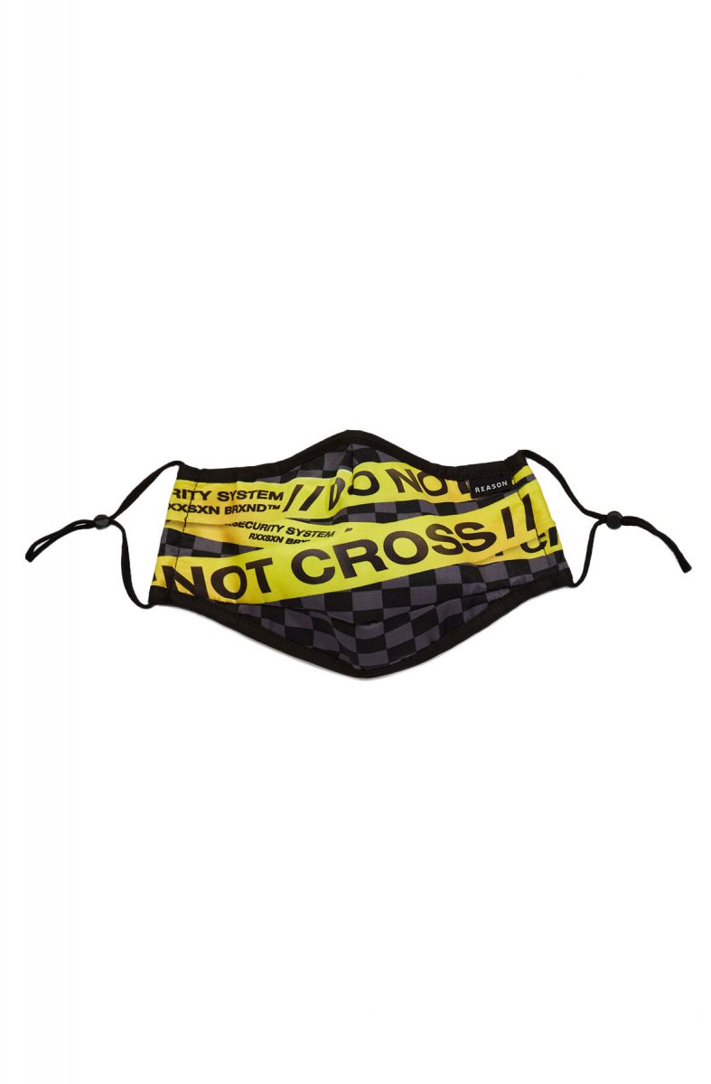 REASON Do Not Cross Mask Face Mask FM-03DNC - Karmaloop