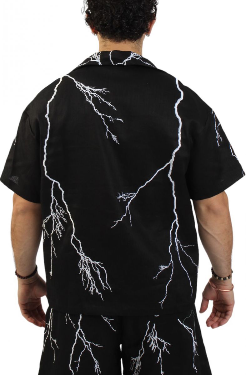 DIET STARTS MONDAY Lightning Button-Up Shirt DSM-PS24-001 - Karmaloop