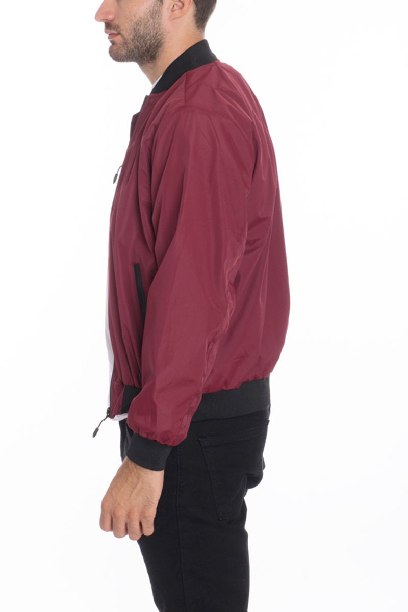 WEIV Dimple Bomber Jacket 6060-BUR - Karmaloop