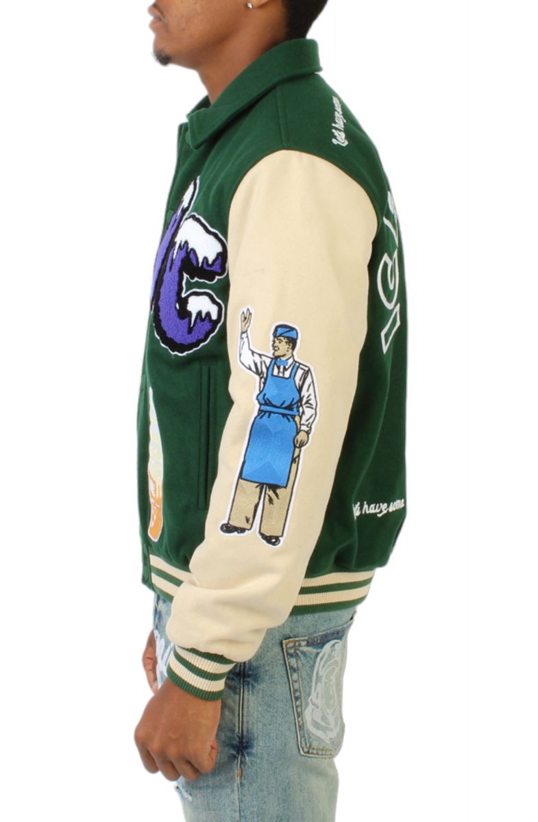 ICE CREAM Dollar Sign Jacket 431-7401GRN - Karmaloop
