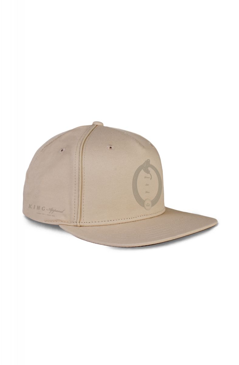 KING APPAREL Legacy Snapback Cap - Cement SS23-LECC-OS - Karmaloop