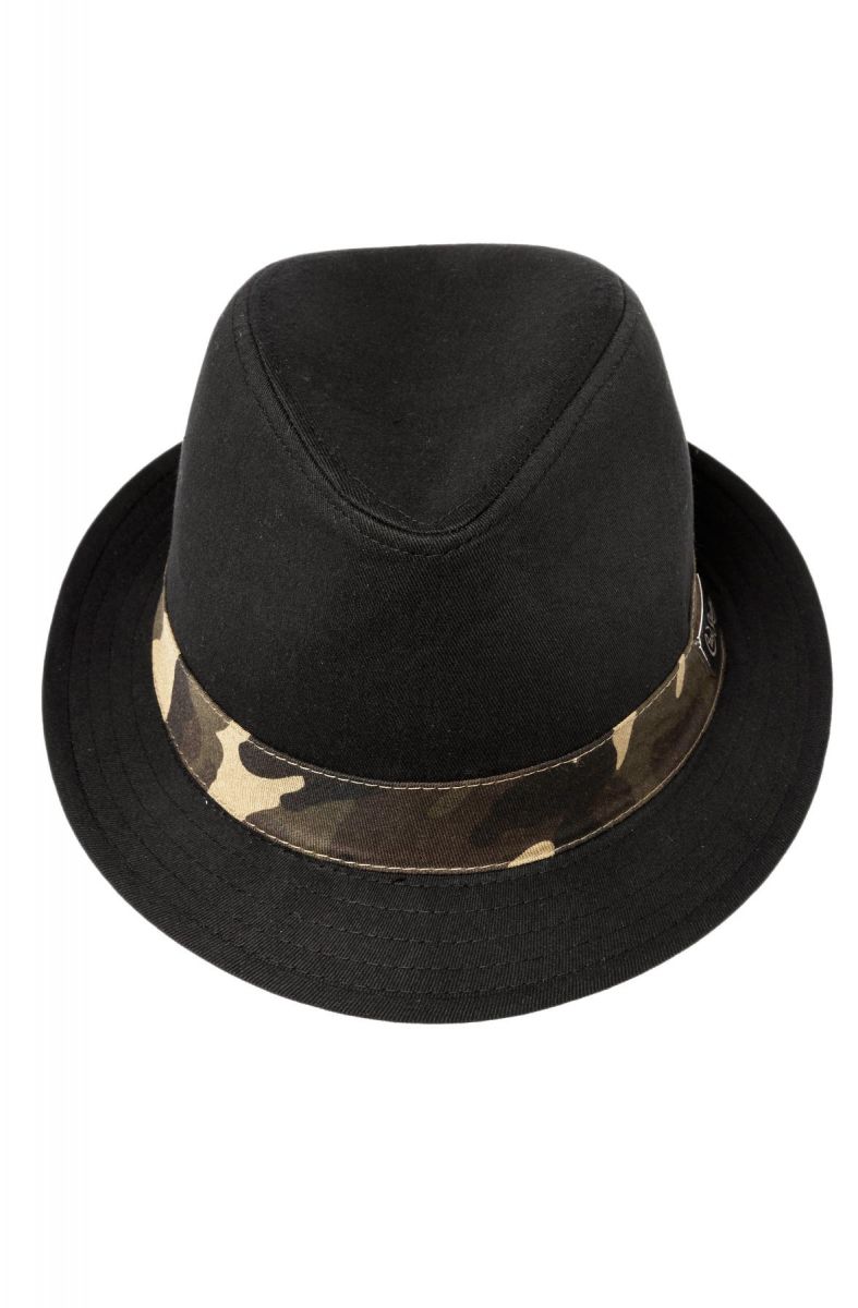 CAST SHADOW The Hanoi Fedora in Black HANOI-BLK - PLNDR