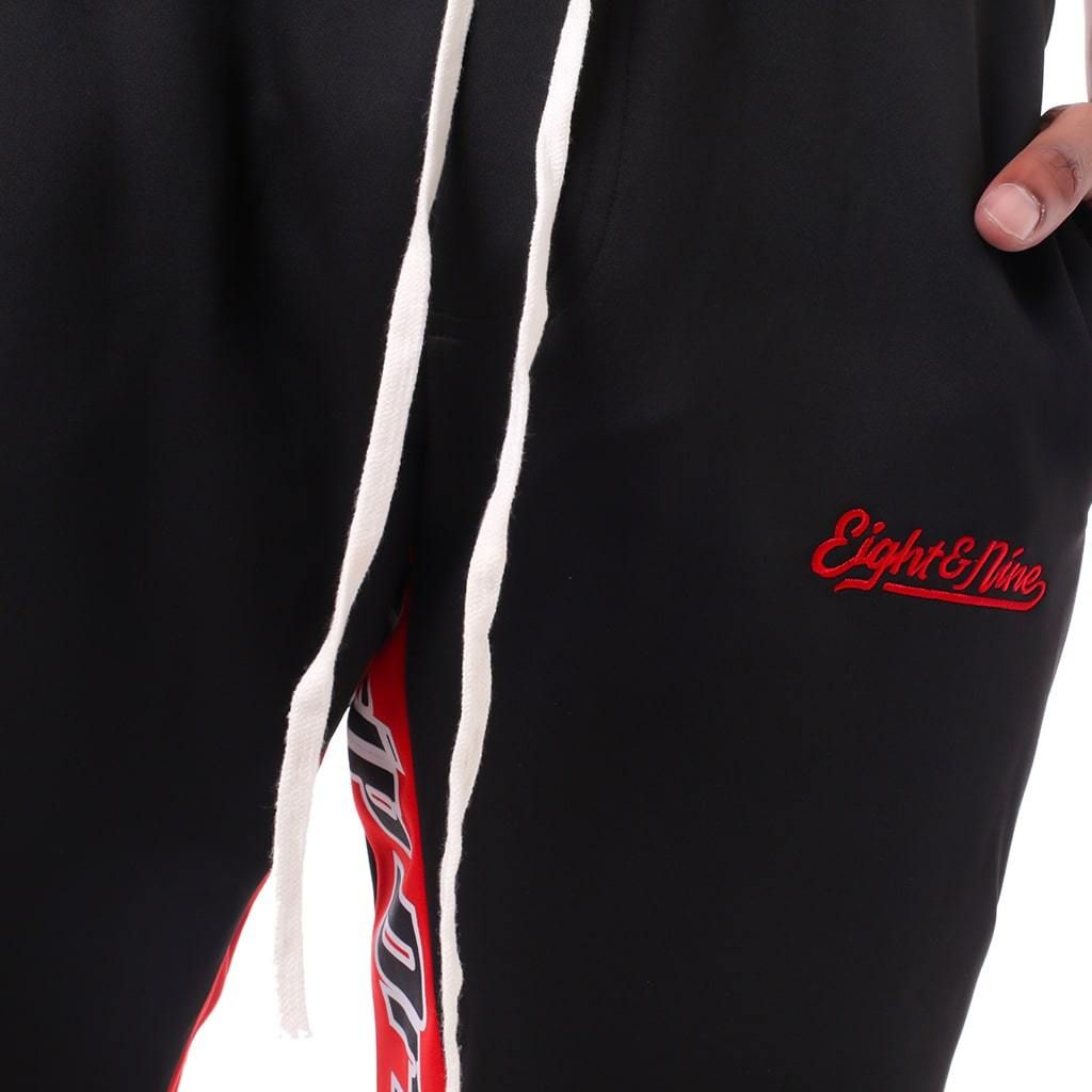 8&9 MFG CO Drip Track Pants Black TPDRIPBLK - Karmaloop