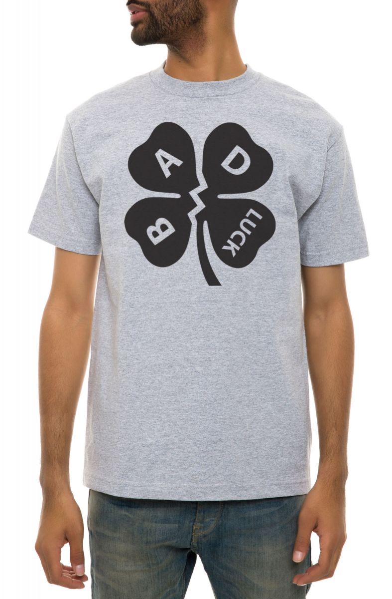 TLR & CO. The Bad Luck Tee in Heather Grey SV-BADLUCK-TEE-HGY - Karmaloop