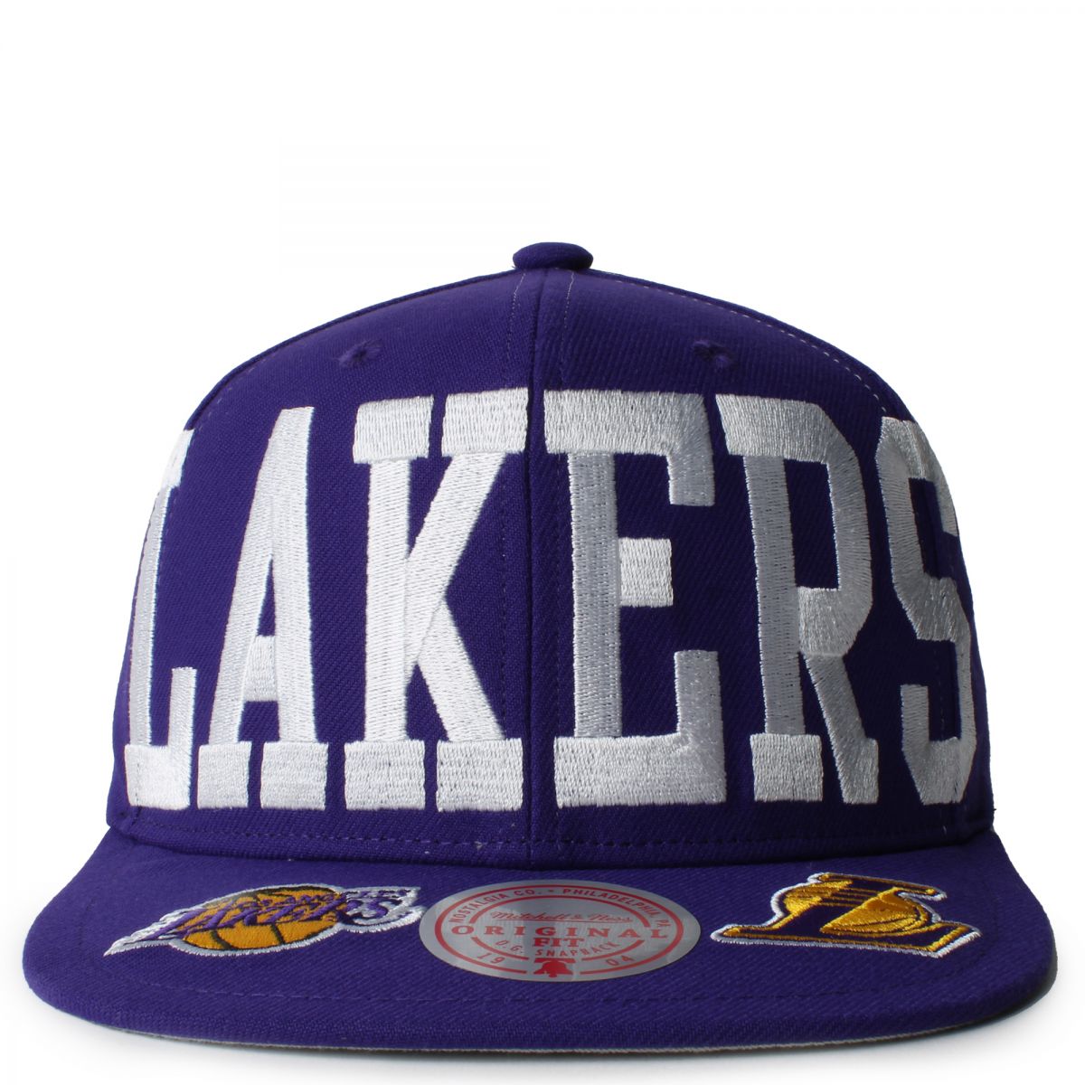 MITCHELL & NESS Los Angeles Lakers Snapback HHSS7318-LALYYPPPPURP ...