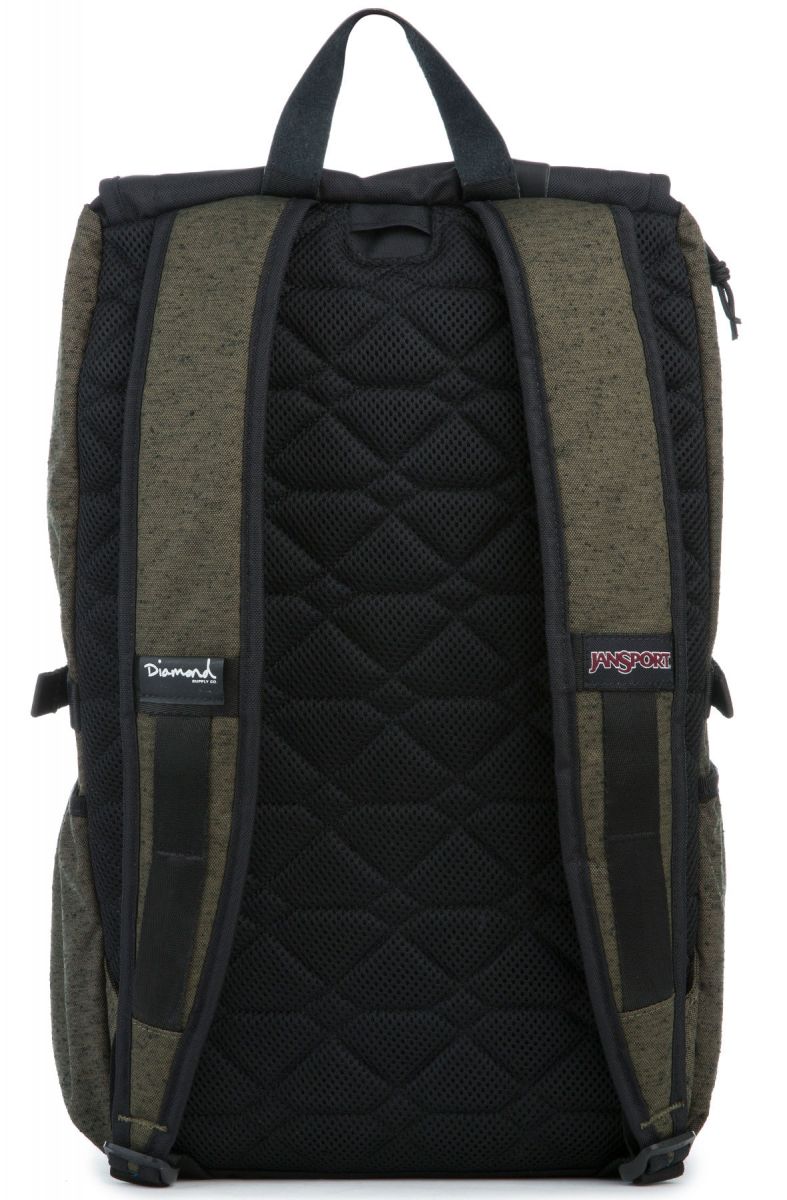 The Jansport x Diamond Supply Co. Hatchet Backpack in Olive