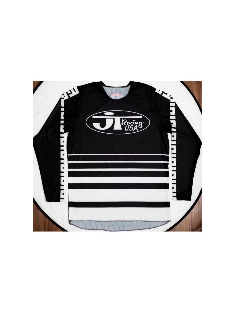 JT RACING Flo-Form Jersey (Black and White) JTR-4EB7DB - Karmaloop