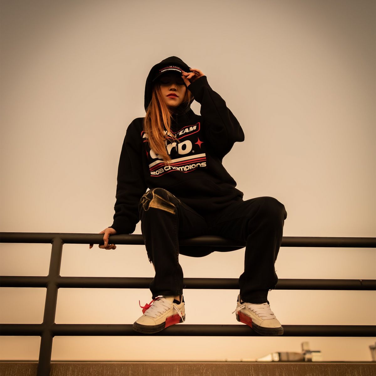 DRO Racing Team Pullover Hoodie - Black PO-RACING-BLK - Karmaloop