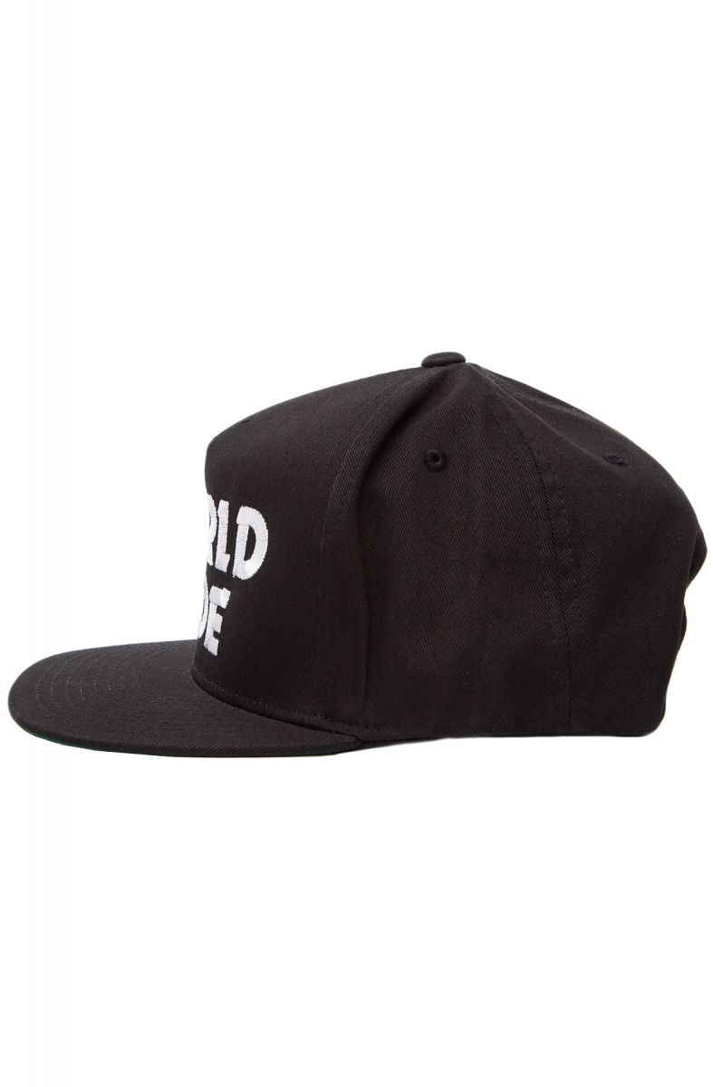 CLSC CO. The Worldwide Snapback Hat in Black CFA15SB-09-BLK - PLNDR