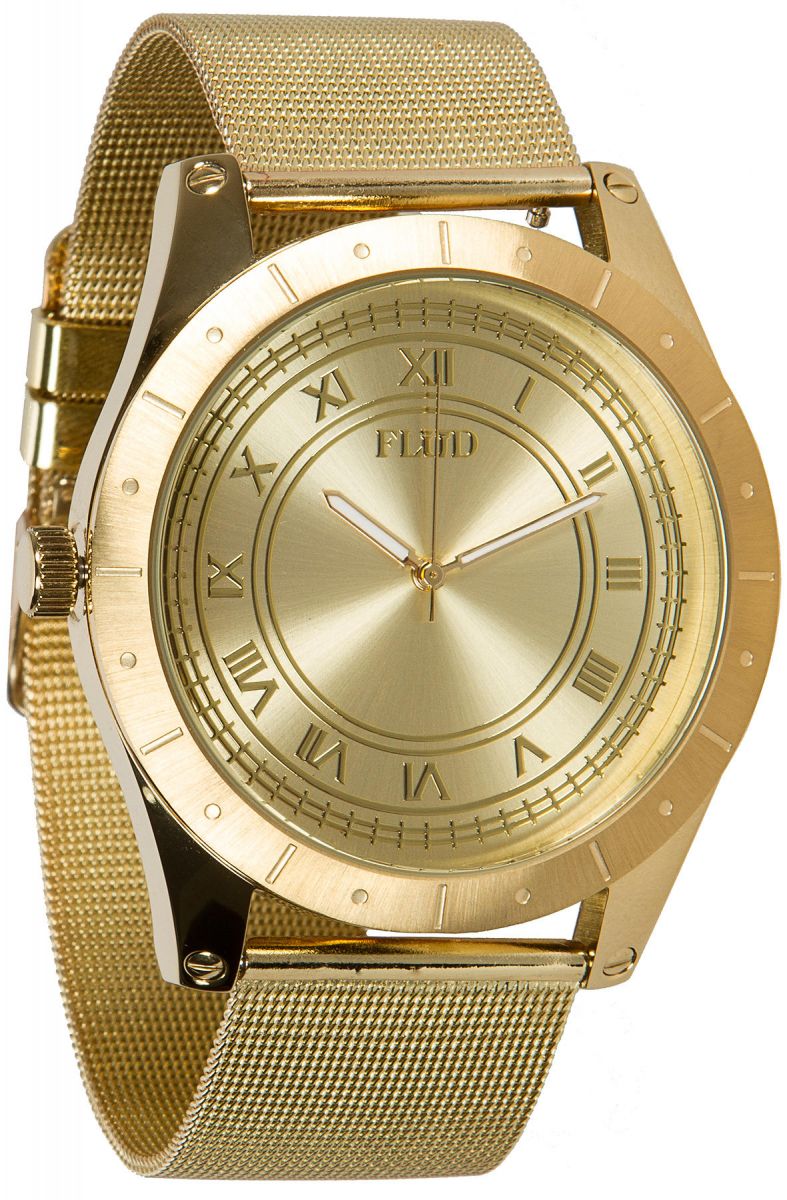 Flud Watches Watch Big Ben with Interchangeable Bands in Gold
