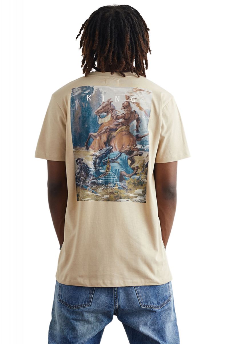 KING APPAREL Hoxton T-Shirt - Cream AW22-HTC - Karmaloop