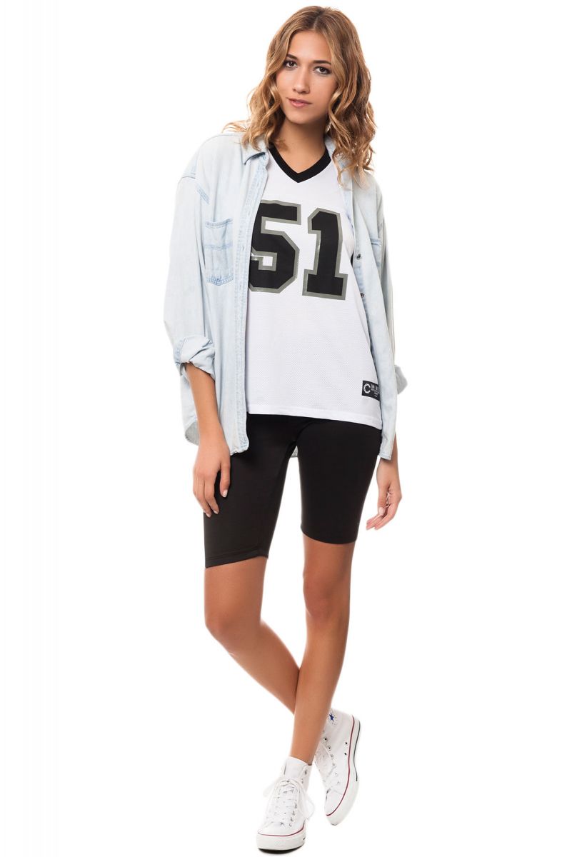 Dimepiece La The Very Rare Biker Shorts In Black And White B Bl0084 Blk