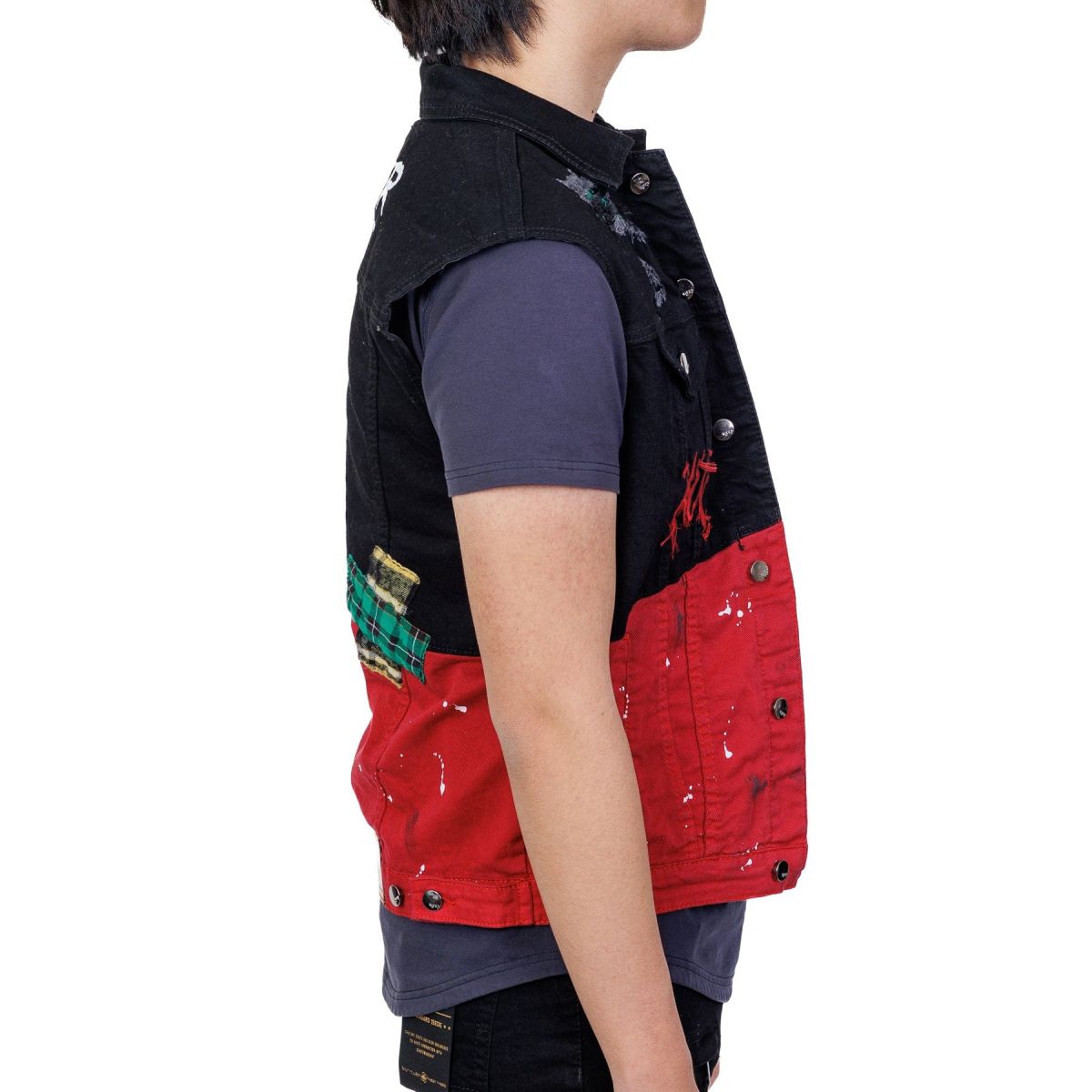 KLEEP Epic Premium Washed Denim Vest KLP-68A033 - Karmaloop