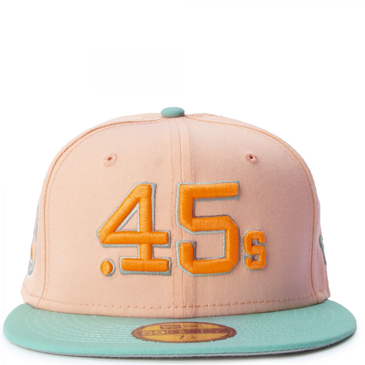 NEW ERA CAPS Houston Colts Peach Mint 59FIFTY Fitted Hat 70725296 ...