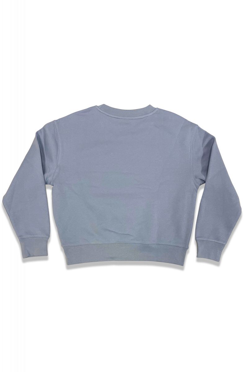 STAY WINNING Original Blue Script Crewneck Women Sweater SW-0426 - PLNDR