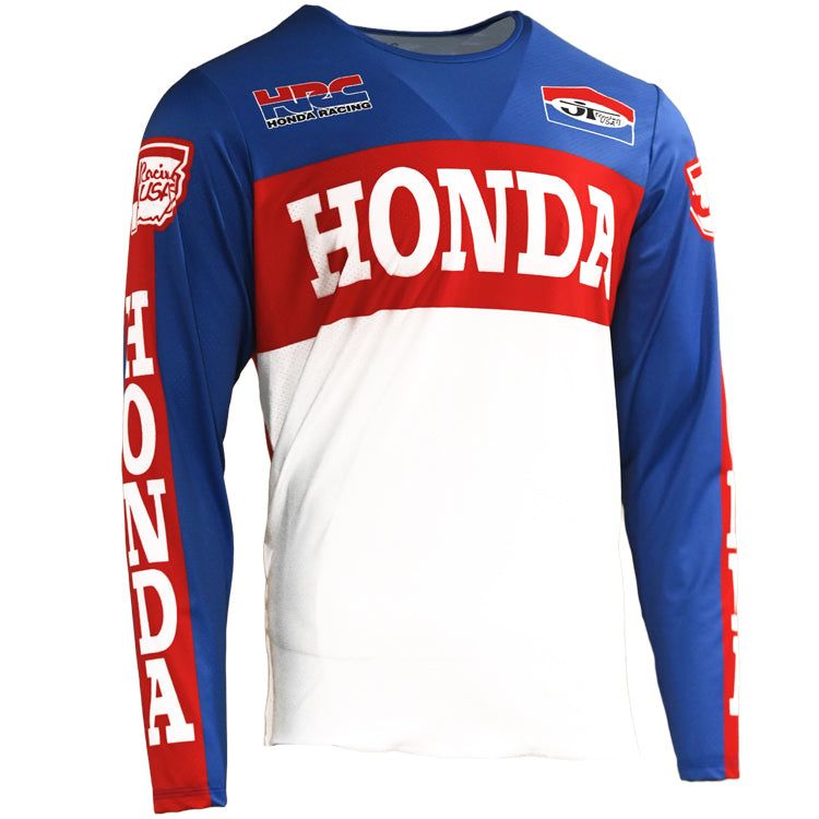 JT RACING 1970s Team Honda Jersey (Red, White and Blue) JTR-37153F ...