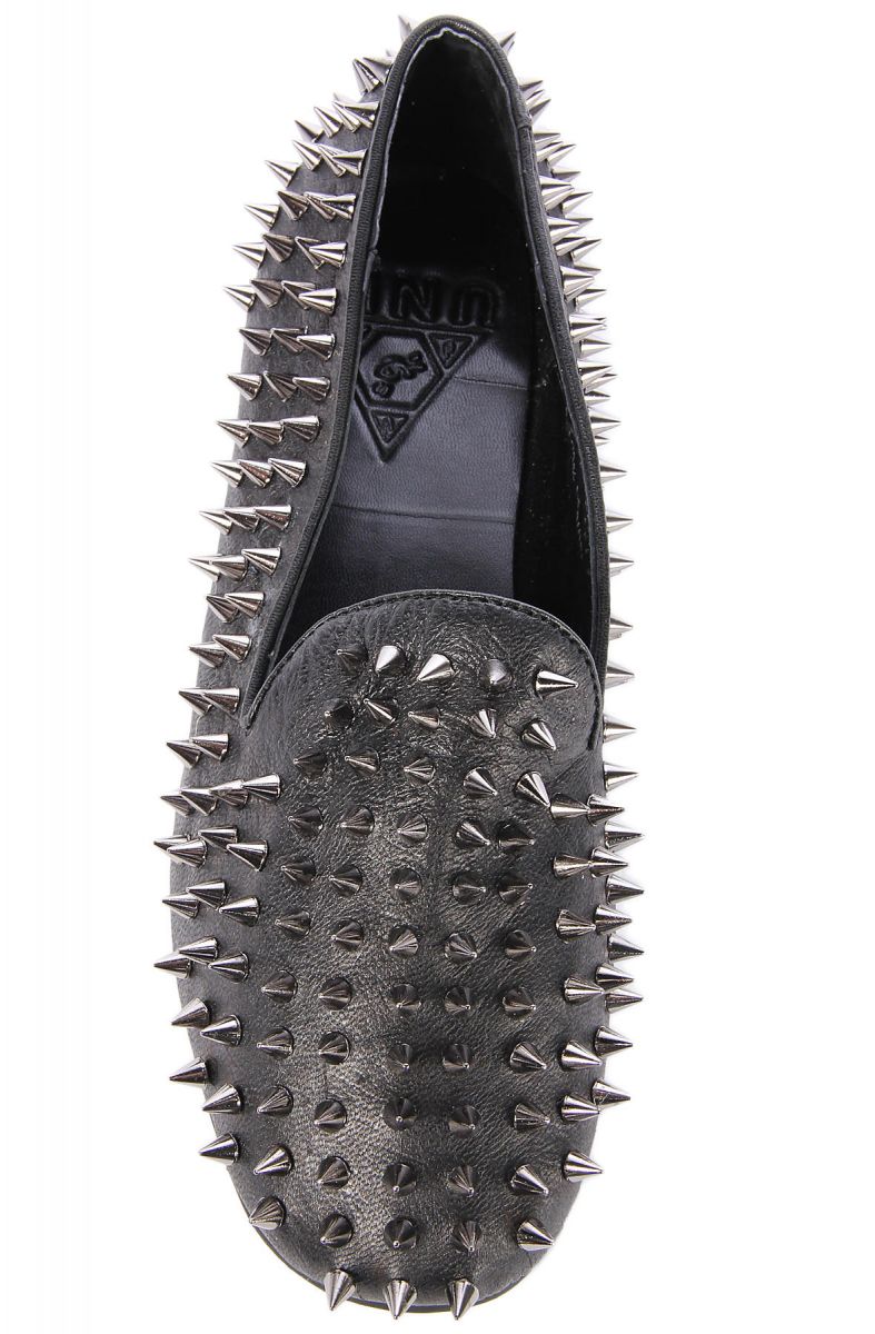 UNIF Shoe Spiked Silver Black